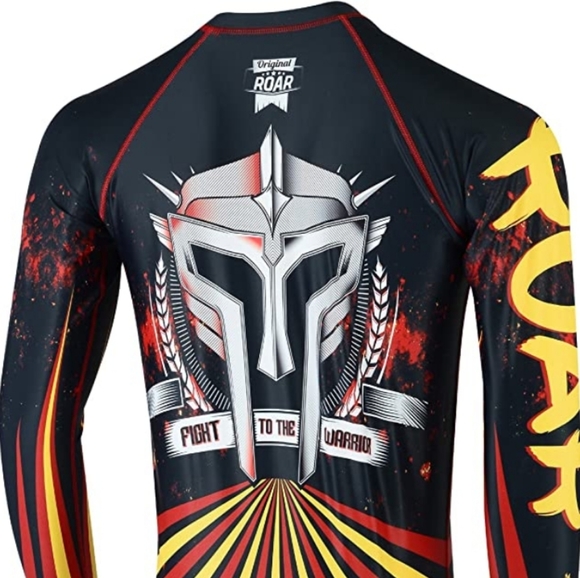 Roar | Shirts | Roar Long Sleeve Mma Rash Guard Ufc Cage Fight Bjj Wear ...